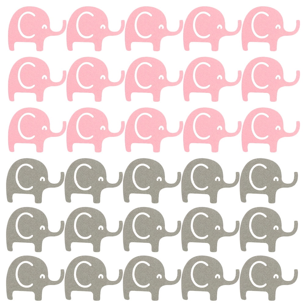 LOLIPPYY 200pcs Cute Elephant Confetti Confetti Baby Shower Elephant ...