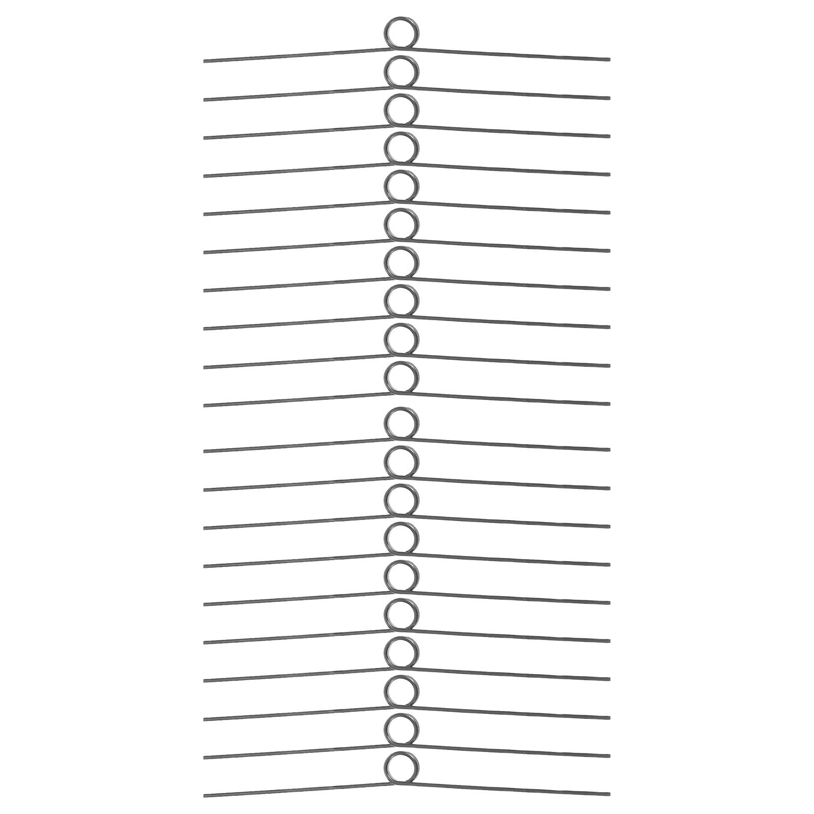 LOLIPPYY 20PCS Torsional Spring: Metal Adjustable Spring - Trash Can ...