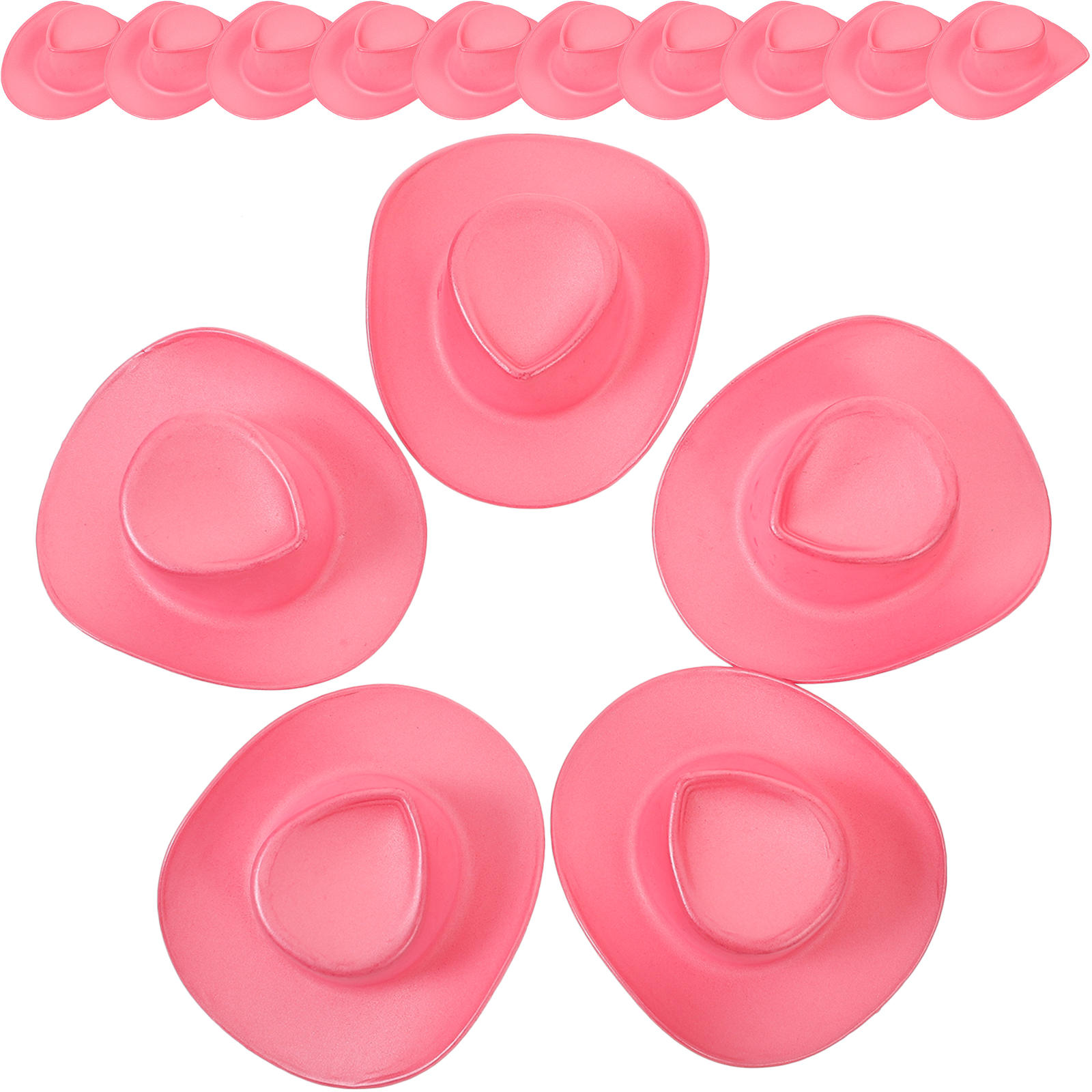 LOLIPPYY 20-Pack Miniature Plastic Hats for Crafts and Doll Dress Up ...