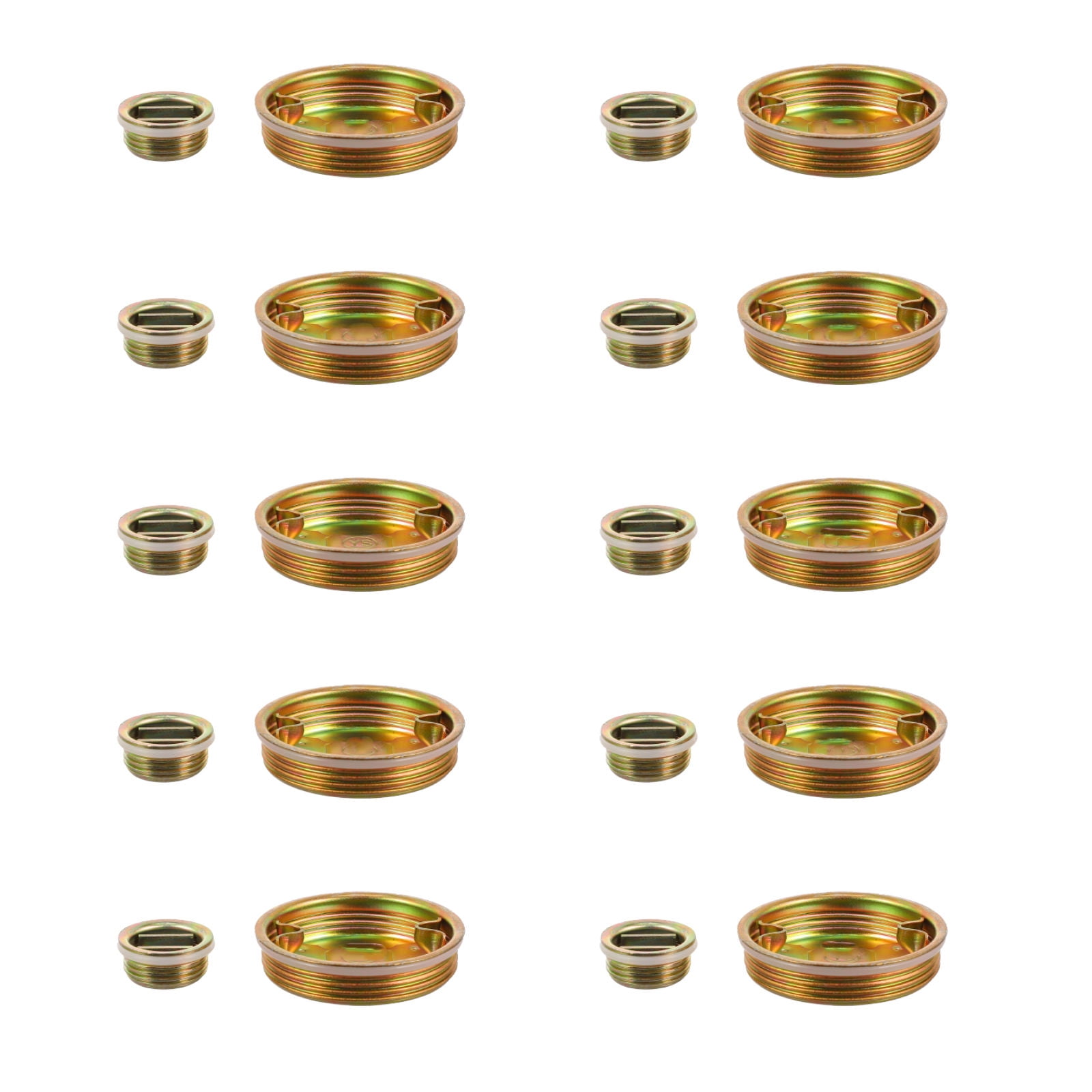 LOLIPPYY 20Pcs Barrels Bung Caps Iron Drum Covers with Fine Screw ...