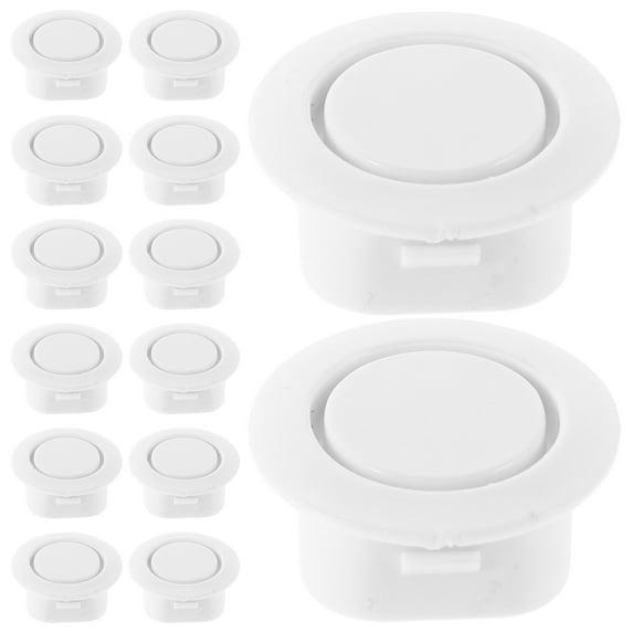 LOLIPPYY 20Pcs Car Bumper Hole Caps White Rubber Stoppers Easy ...