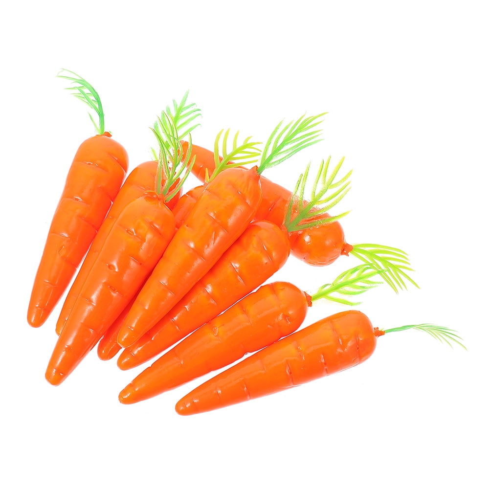 LOLIPPYY 20Pcs Decorative Simulation Carrot Made of Foams Material for ...