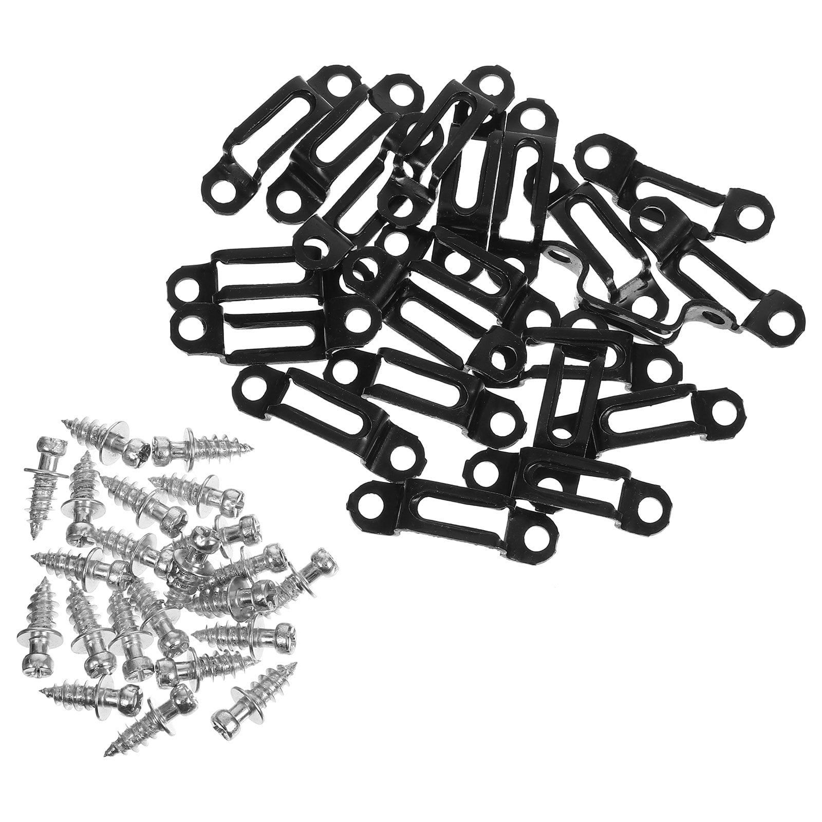 LOLIPPYY 20Pcs Heavy Duty Stainless Steel Tube Clamps with Connector ...