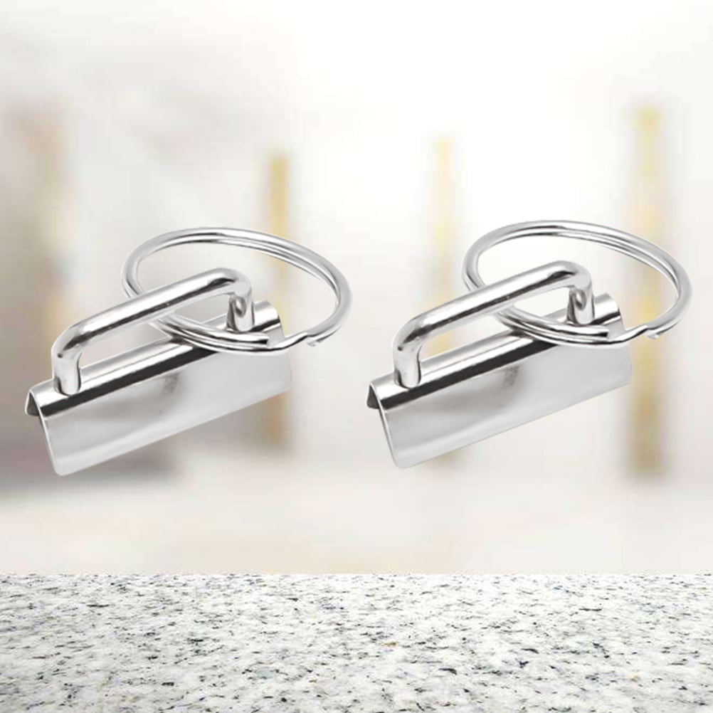 LOLIPPYY 20Pcs Metal Key Fob Hardware for Hanging Keys Plated Rust ...