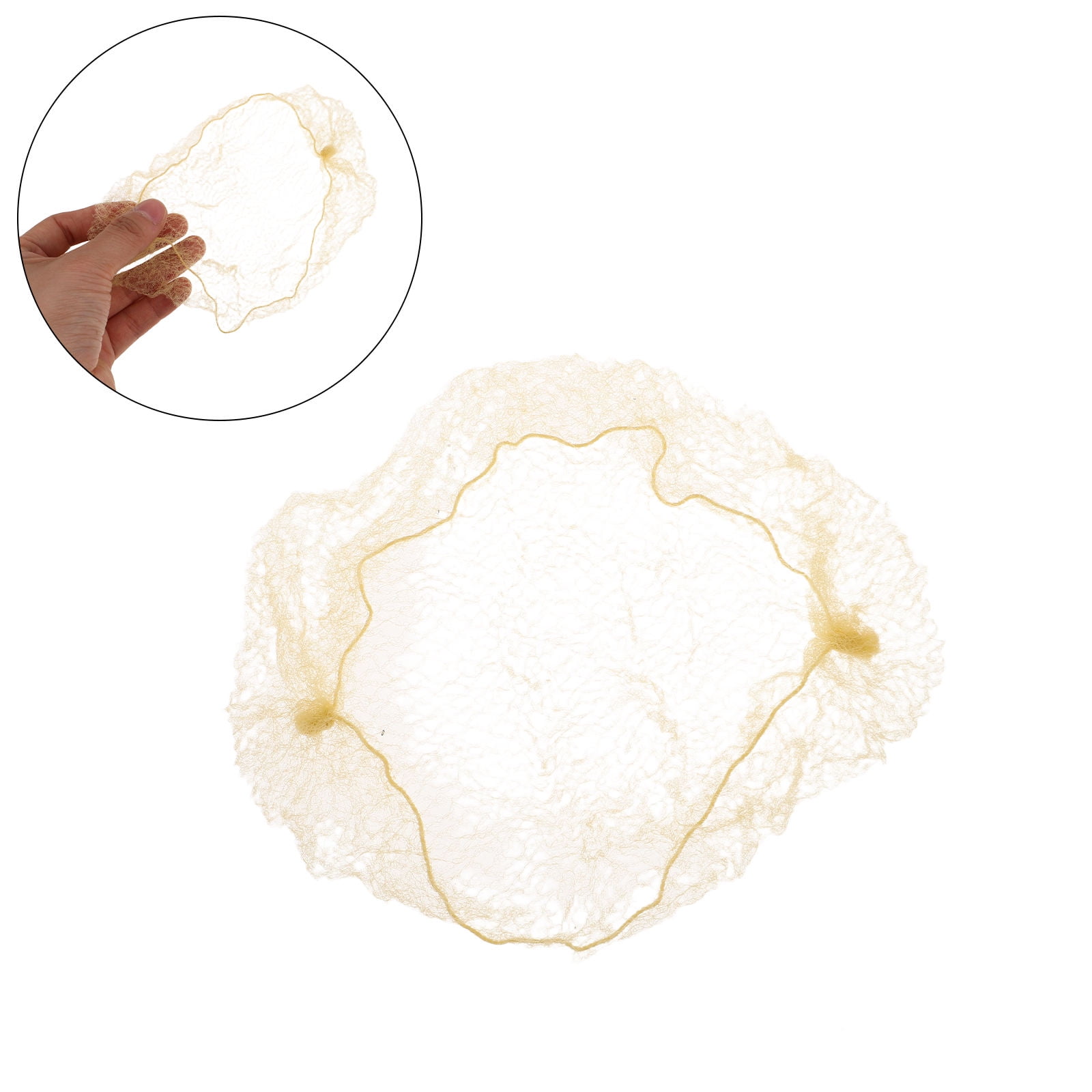 LOLIPPYY 20Pcs Nylon Invisible Hair Nets Elastic Mesh Caps for Quick ...
