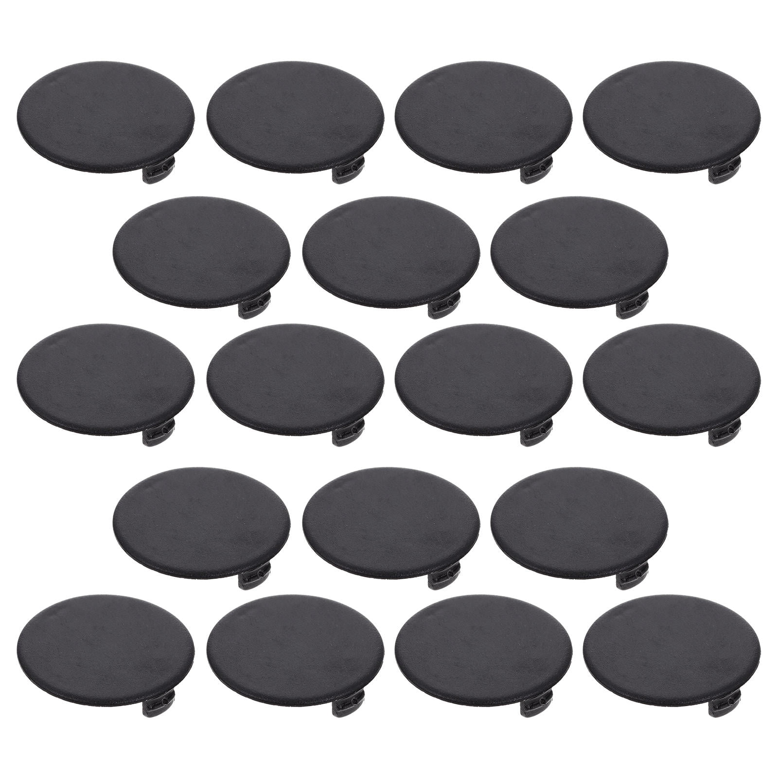 LOLIPPYY 20 Pieces Round Plastic Bank Plugs Lightweight Black Bottom ...
