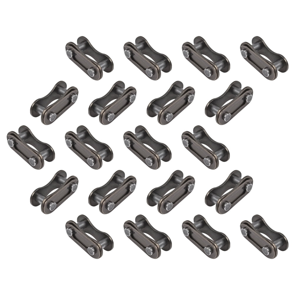 LOLIPPYY 20Pcs Single Speed Bike Chain Link Connector Black Metal Link ...