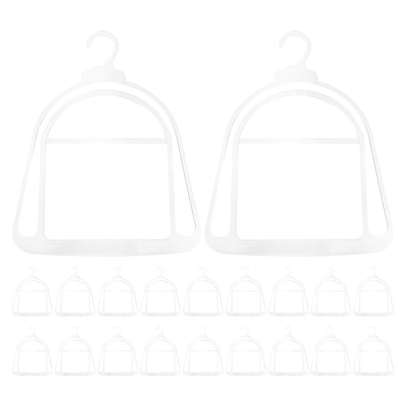 LOLIPPYY 20Pcs Transparent Plastic Hat Hanger for Closet Efficient ...