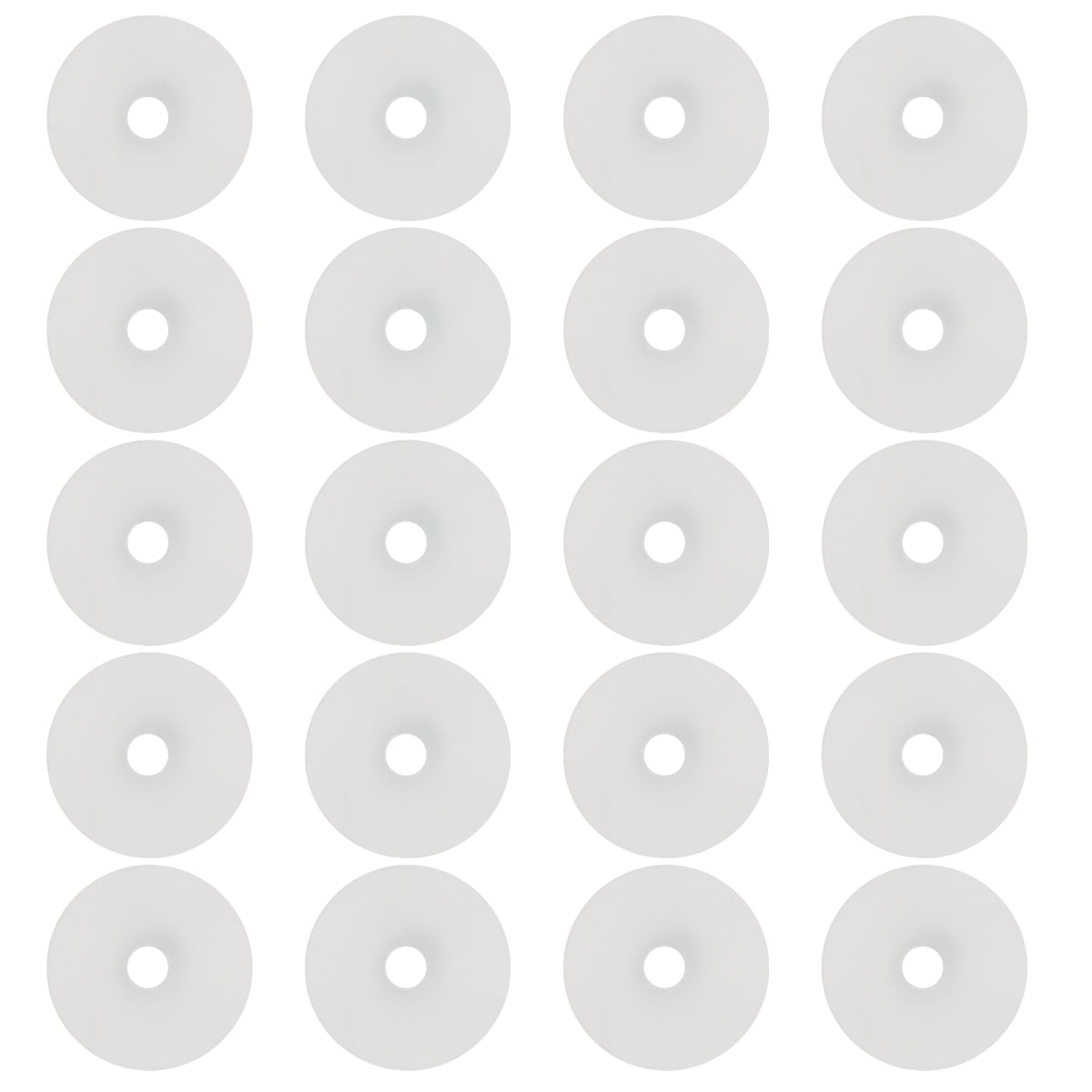 LOLIPPYY 20pcs Bike Valve Stickers White Plastic Air Nozzle Protection ...
