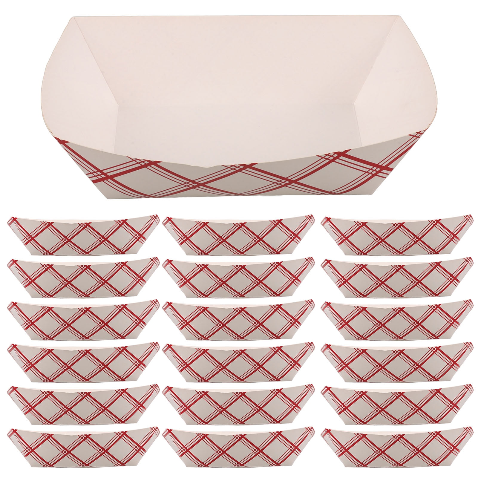 LOLIPPYY 20-Pack Takeout Food Containers Hot Dog and Sausage Paper ...