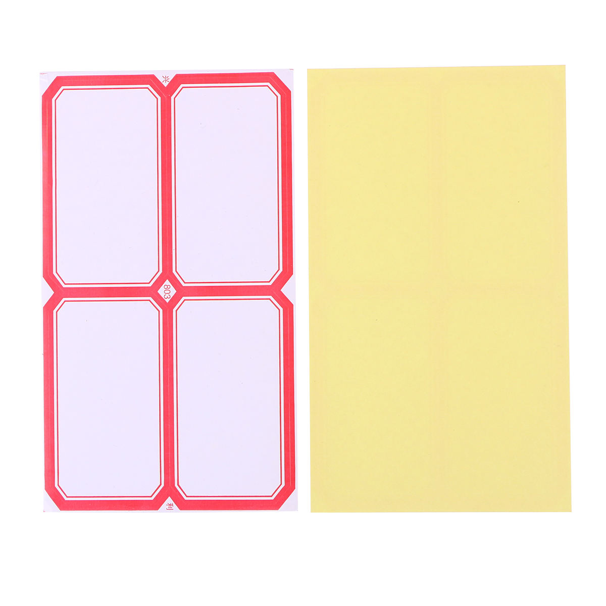 LOLIPPYY 240pcs Red Sticker Paper Labels for Price Tags, Name Tags ...