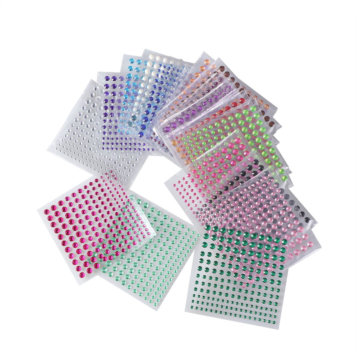 LOLIPPYY 24Pack Festival Face Stickers in Assorted Color for Women and ...
