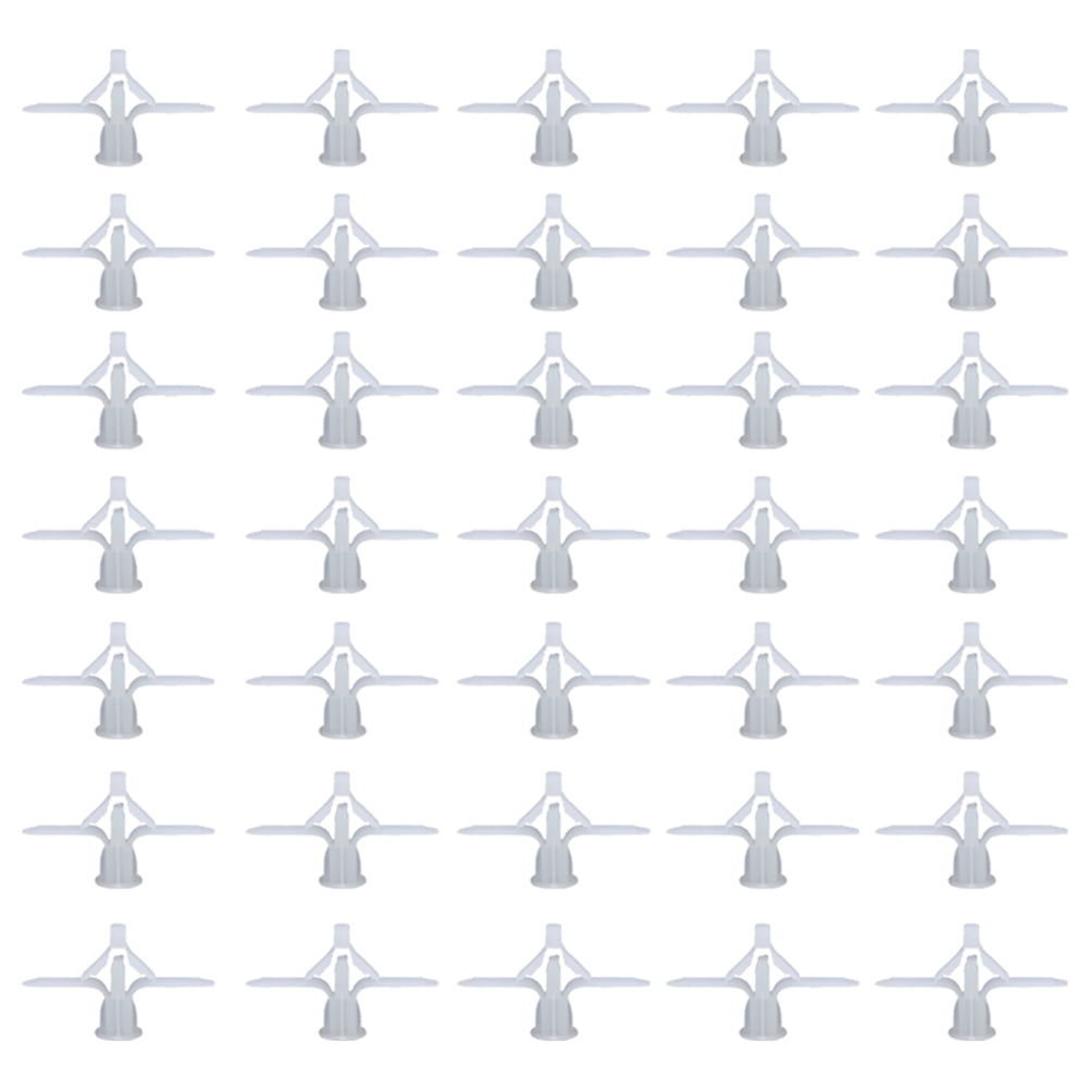LOLIPPYY 250Pcs White Plastic Aircraft Type Gypsum Board Bulge Plug ...