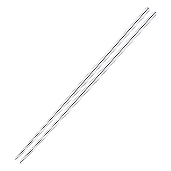LOLIPPYY 2Pair Stainless Steel Long Cooking Chopsticks with Grooved ...