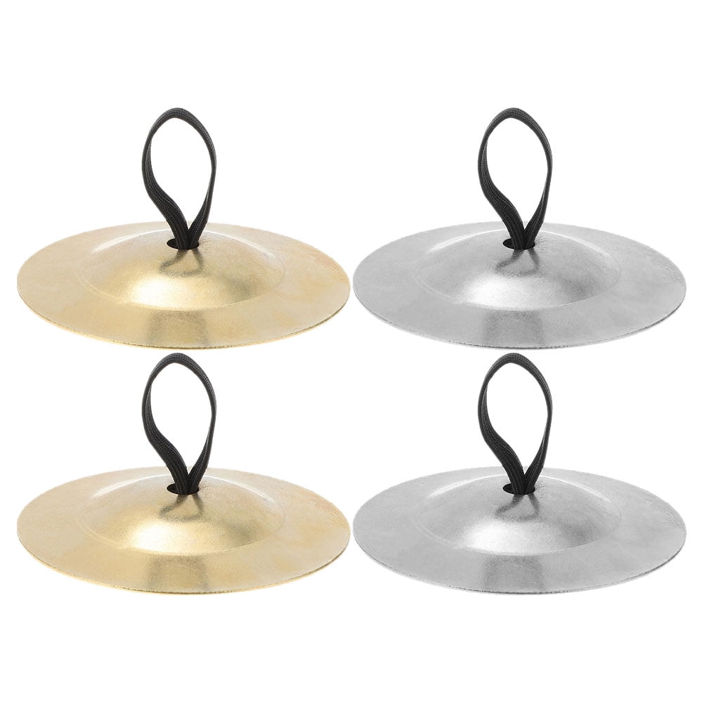 LOLIPPYY 2Pairs Handheld Finger Cymbals for Belly Dancing Assorted ...