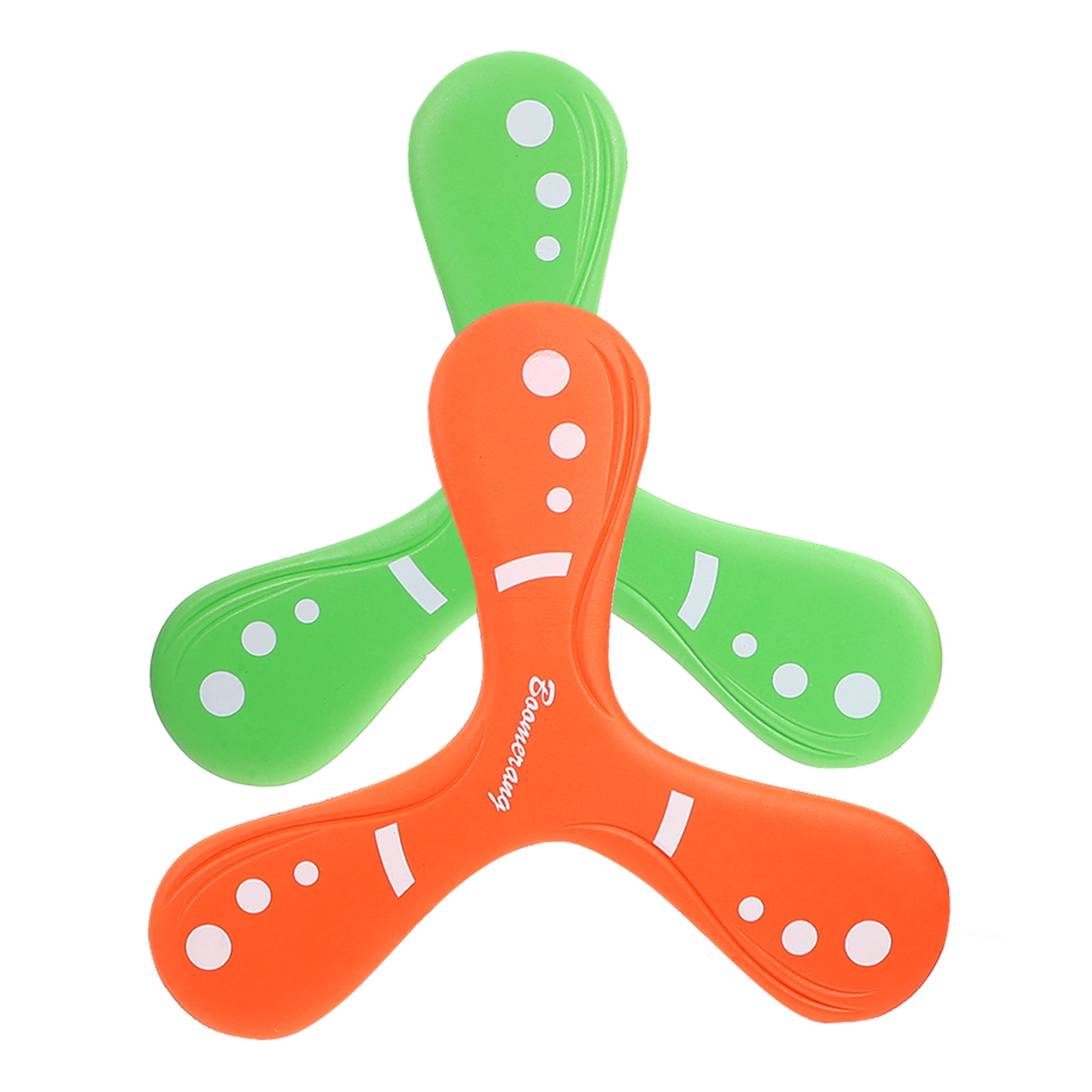 LOLIPPYY 2-Pack Soft Boomerangs in Assorted Colors for Outdoor Flying ...