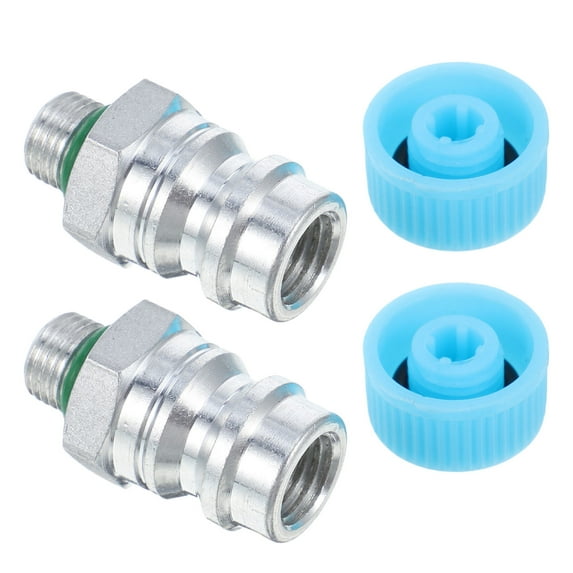 LOLIPPYY 2Pcs Car Air Conditioning Valve Core Replacement Kit High ...