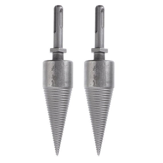 LOLIPPYY 2-Pack Firewood Drill Bit Cones for Wood, Heavy-Duty Wood ...