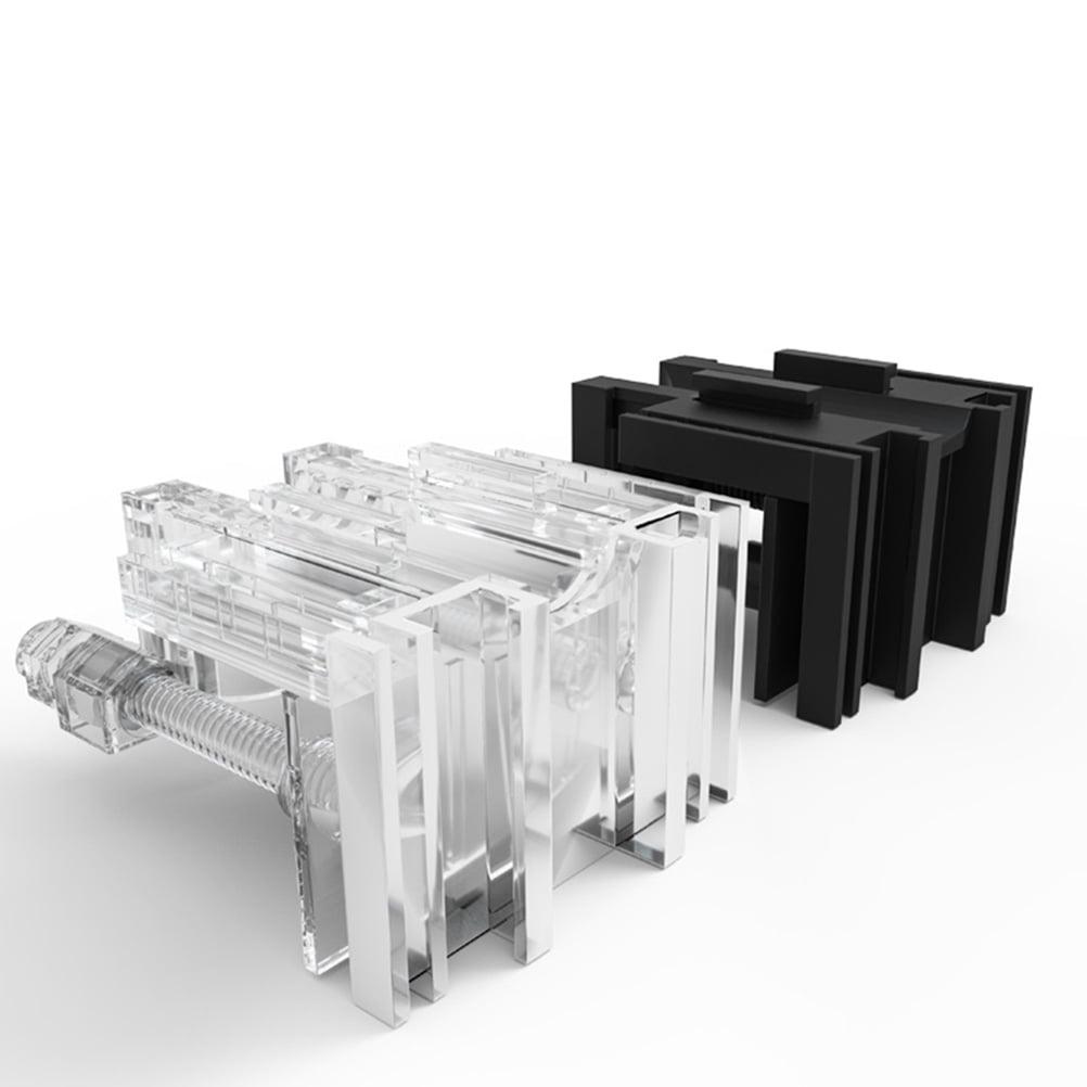 LOLIPPYY 2Pcs Fish Tank Water Pipe Clamp Aquarium Fixing Clamp Acrylic ...