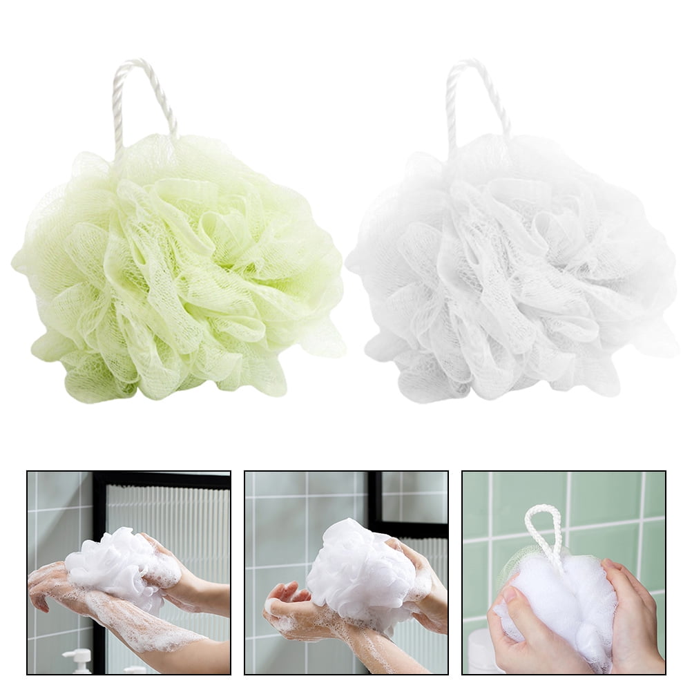 LOLIPPYY 2Pcs Foaming Bath Ball with Hanging Design for Men Shower ...