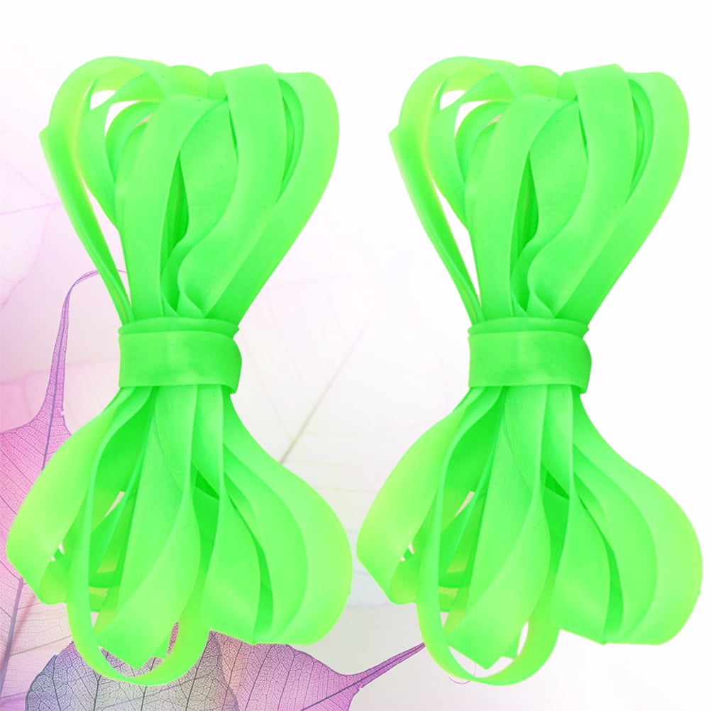 LOLIPPYY 2Pcs Green Elastic Jump Rope for Training Sports and Outdoor ...