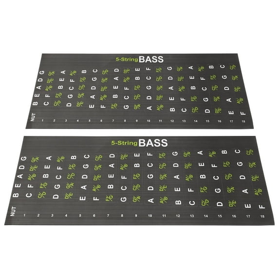 LOLIPPYY 2Pcs Guitar Accessories Assorted Color Fretboard Note Stickers ...