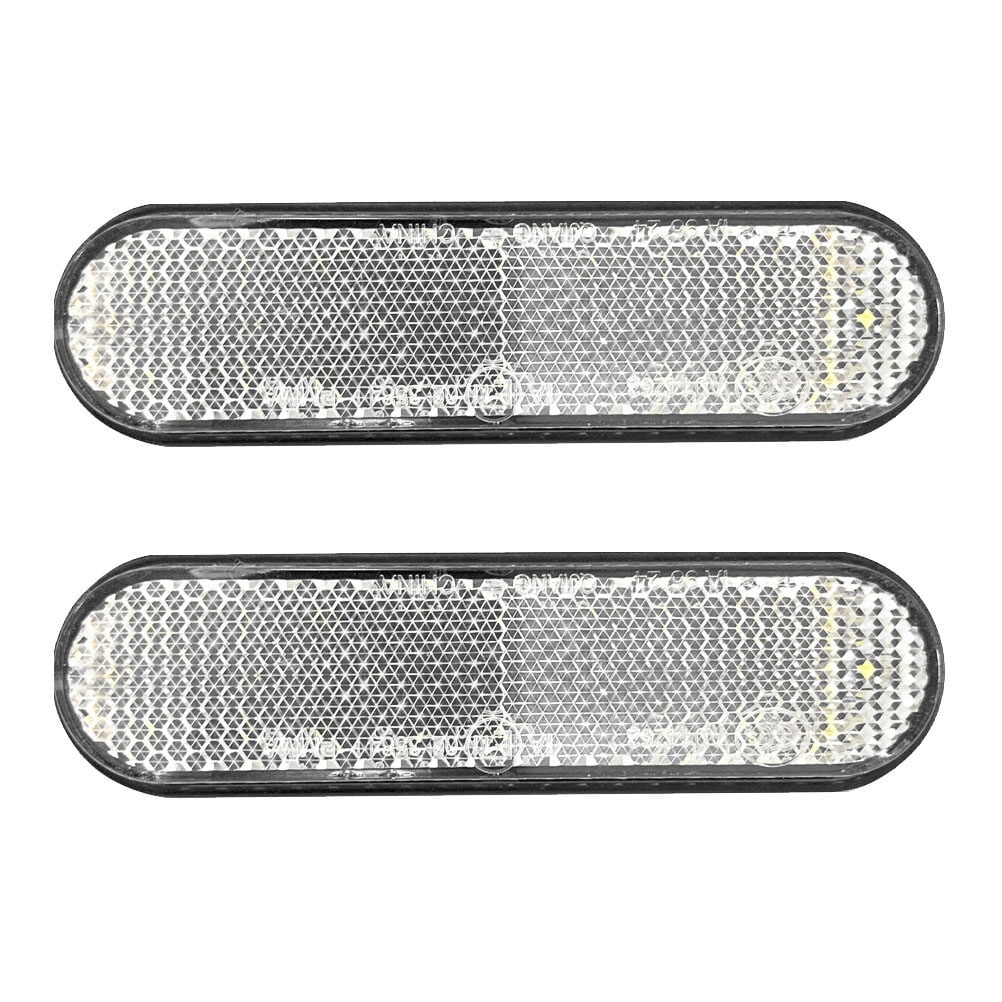 LOLIPPYY 2Pcs Motorbike LED Marker Lights White Premium Plastic Tail ...