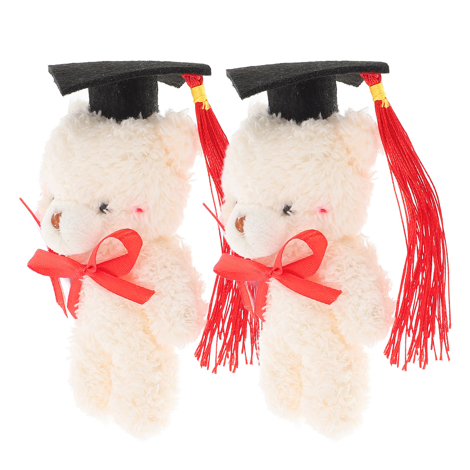 LOLIPPYY 2Pcs Plush Graduation Bear in Cap Beige Plush Bear for 2024 ...