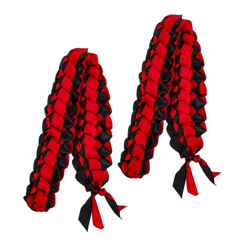 LOLIPPYY 2Pcs Practical Red Graduation Cords Lightweight Braided Ribbon ...