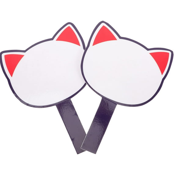 LOLIPPYY 2Pcs Reusable Scoreboard Paddles Assorted Color Whiteboards ...