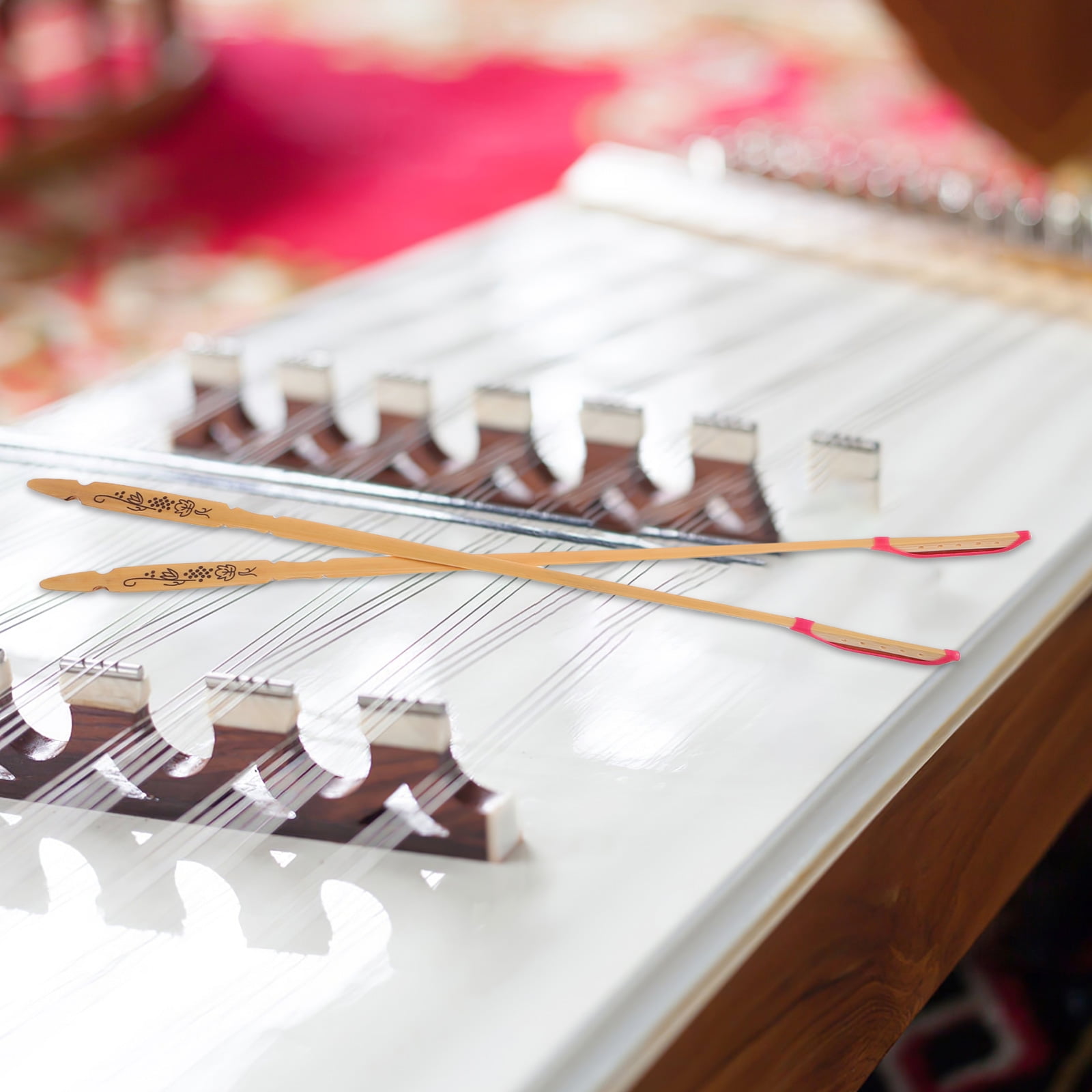 LOLIPPYY Dulcimer Performance Accessory 2Pcs Stick Shape Strings for ...