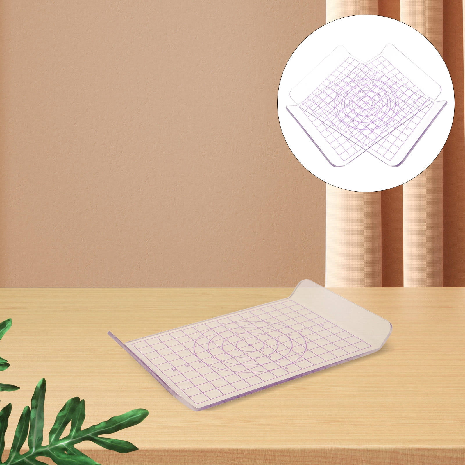 LOLIPPYY 2Pcs Transparent Clay Modeling Board for Precise Crafting and ...