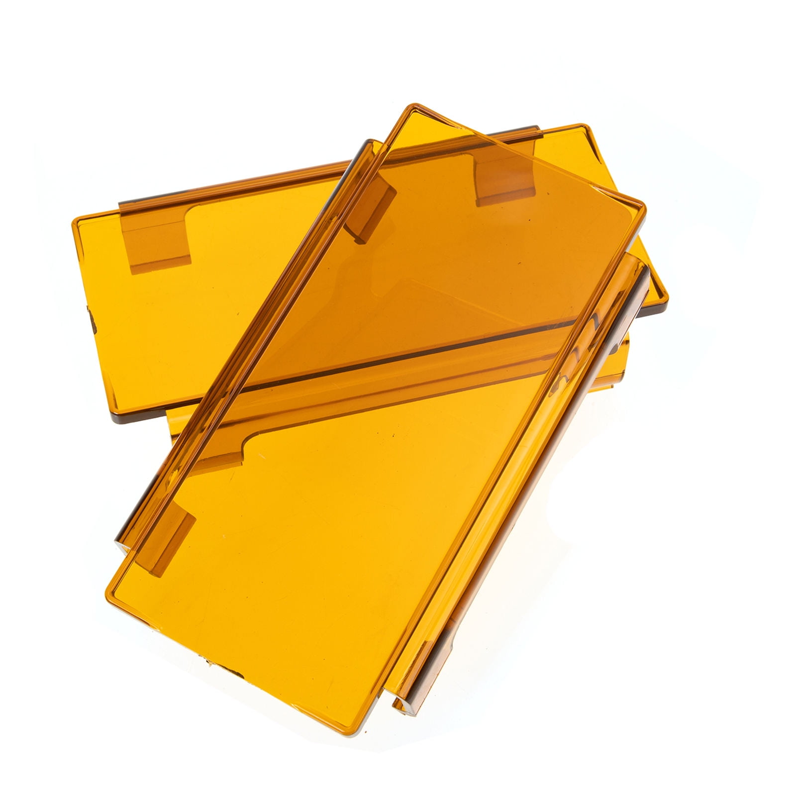 LOLIPPYY Yellow Plastic Truck Light Covers, 2 Pieces, 15x8CM Protective ...