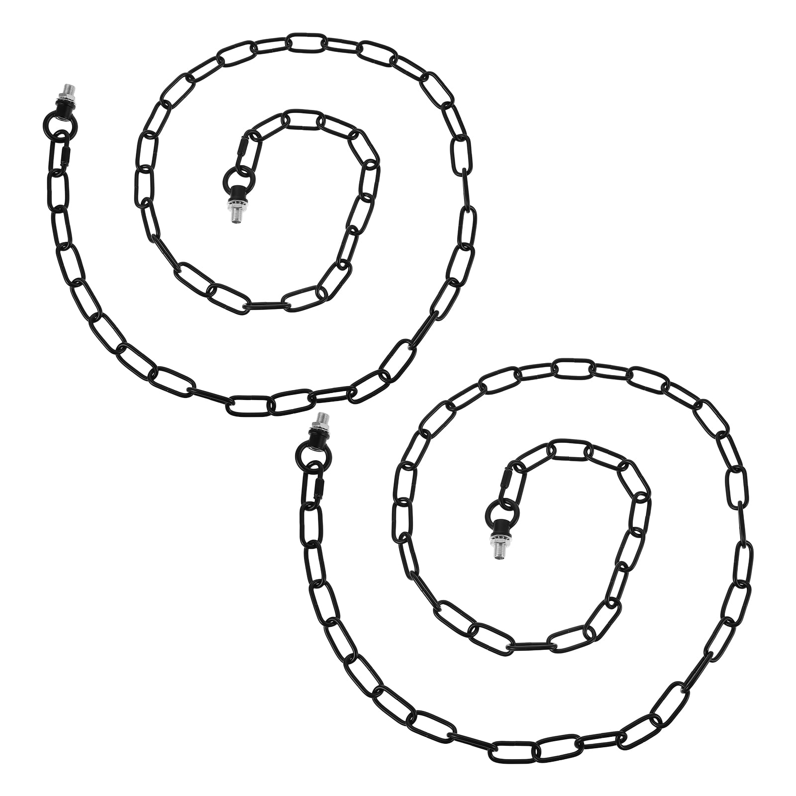 LOLIPPYY 2Sets Easy Install Metal Chains for Hanging Garden Plants Bird ...