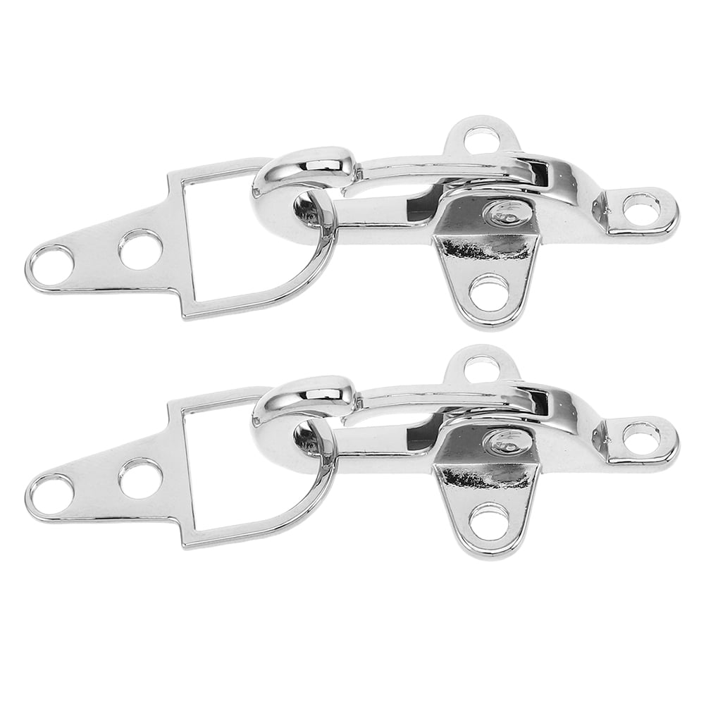 LOLIPPYY 2Sets Easy Install Silver Metal Coat Buckle Toggle for ...