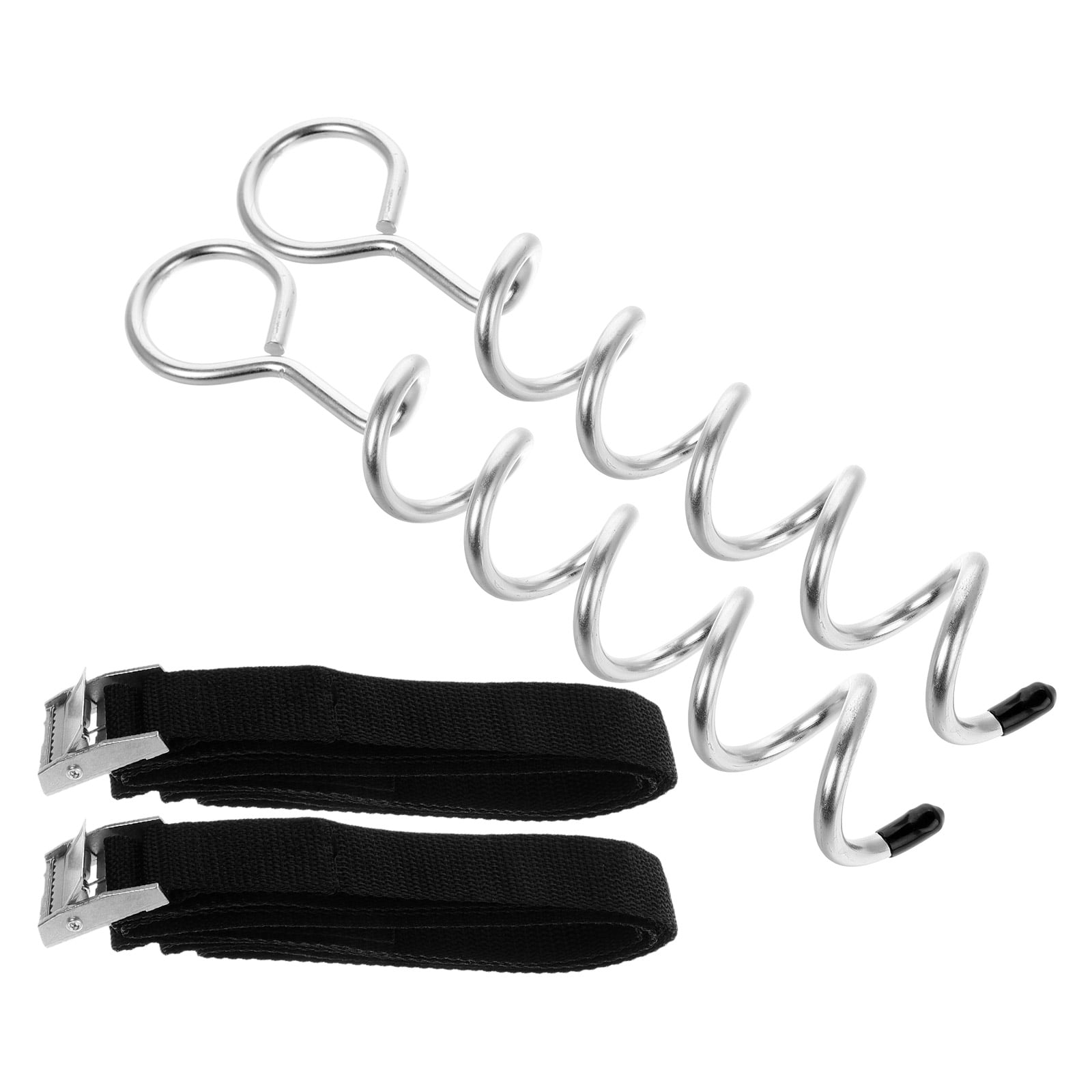 LOLIPPYY 2Sets Heavy Duty Ground Anchors with Strap Tie Down Kit for Rv ...