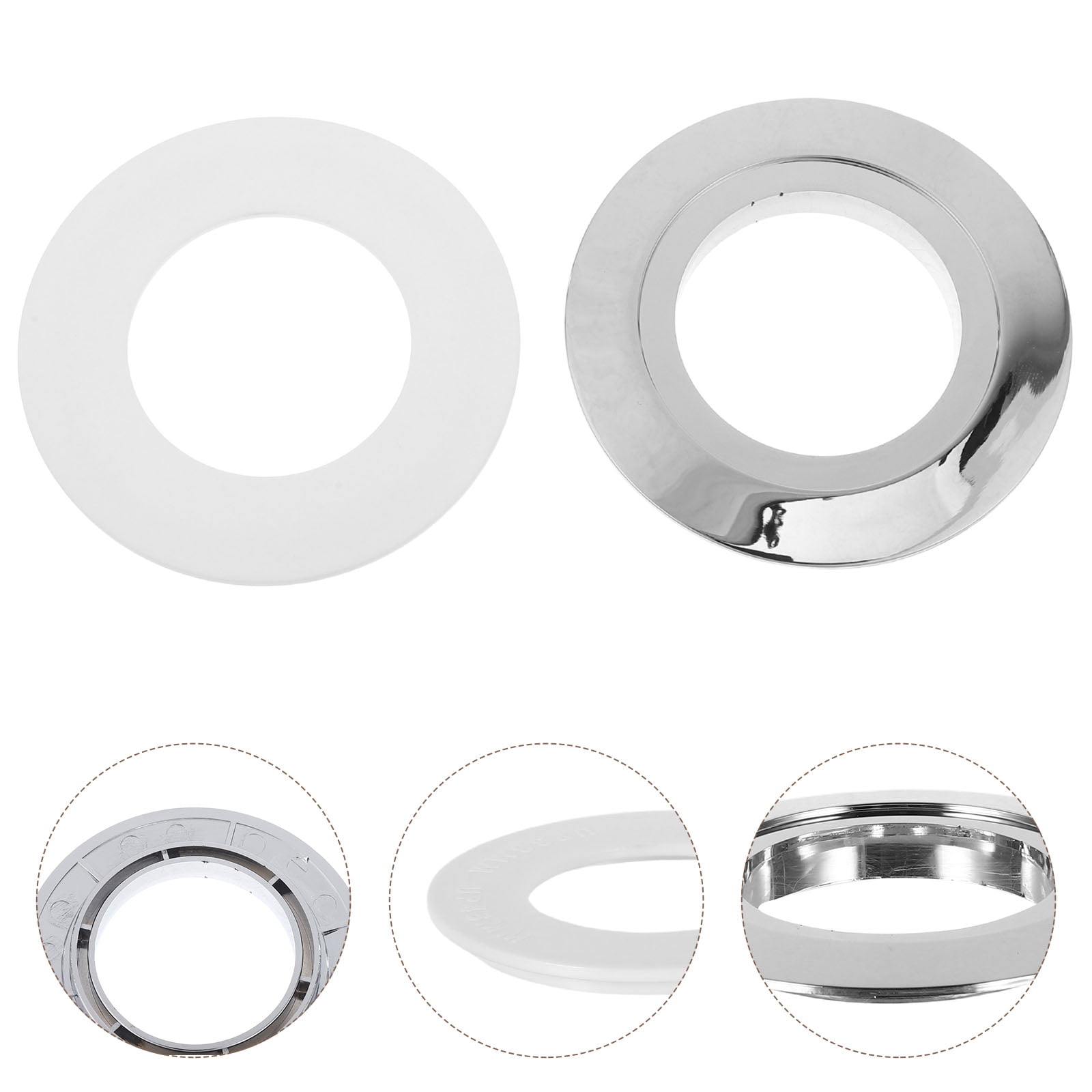 LOLIPPYY 2-Pack Replacement Dual Flush Toilet Push Button Converter ...