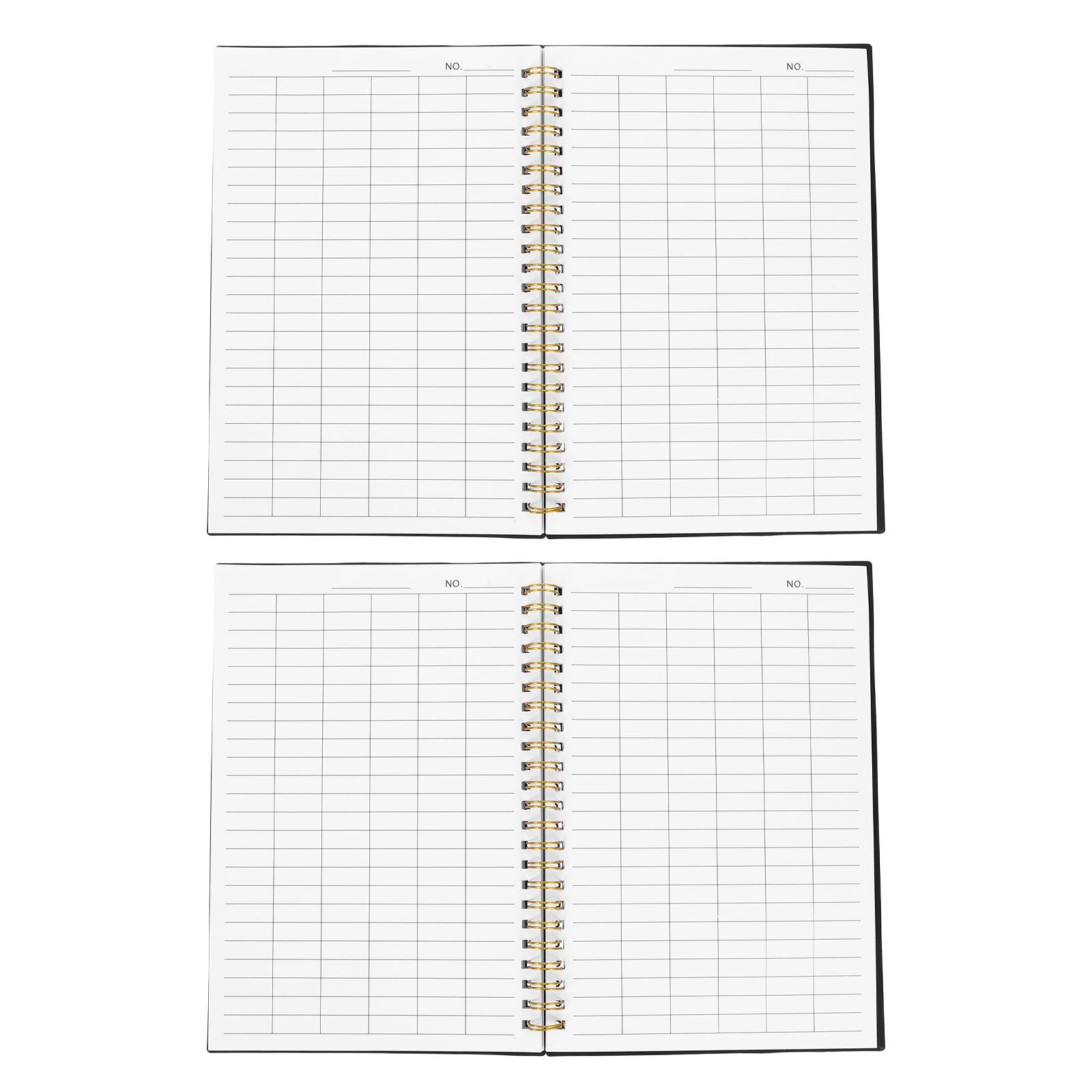 LOLIPPYY 2pcs Accounting Ledger Book - Expense Tracker Notebook ...