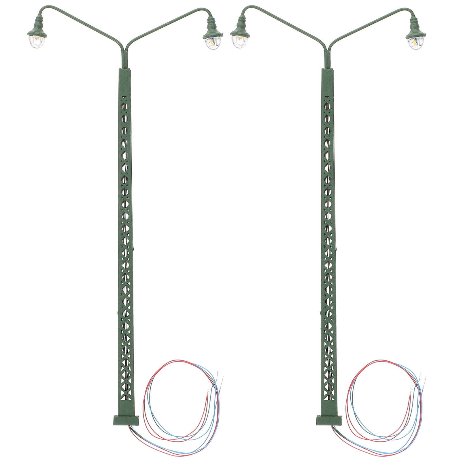 LOLIPPYY 2pcs LED Railroad Lamp Model Railroad Light Model Micro ...