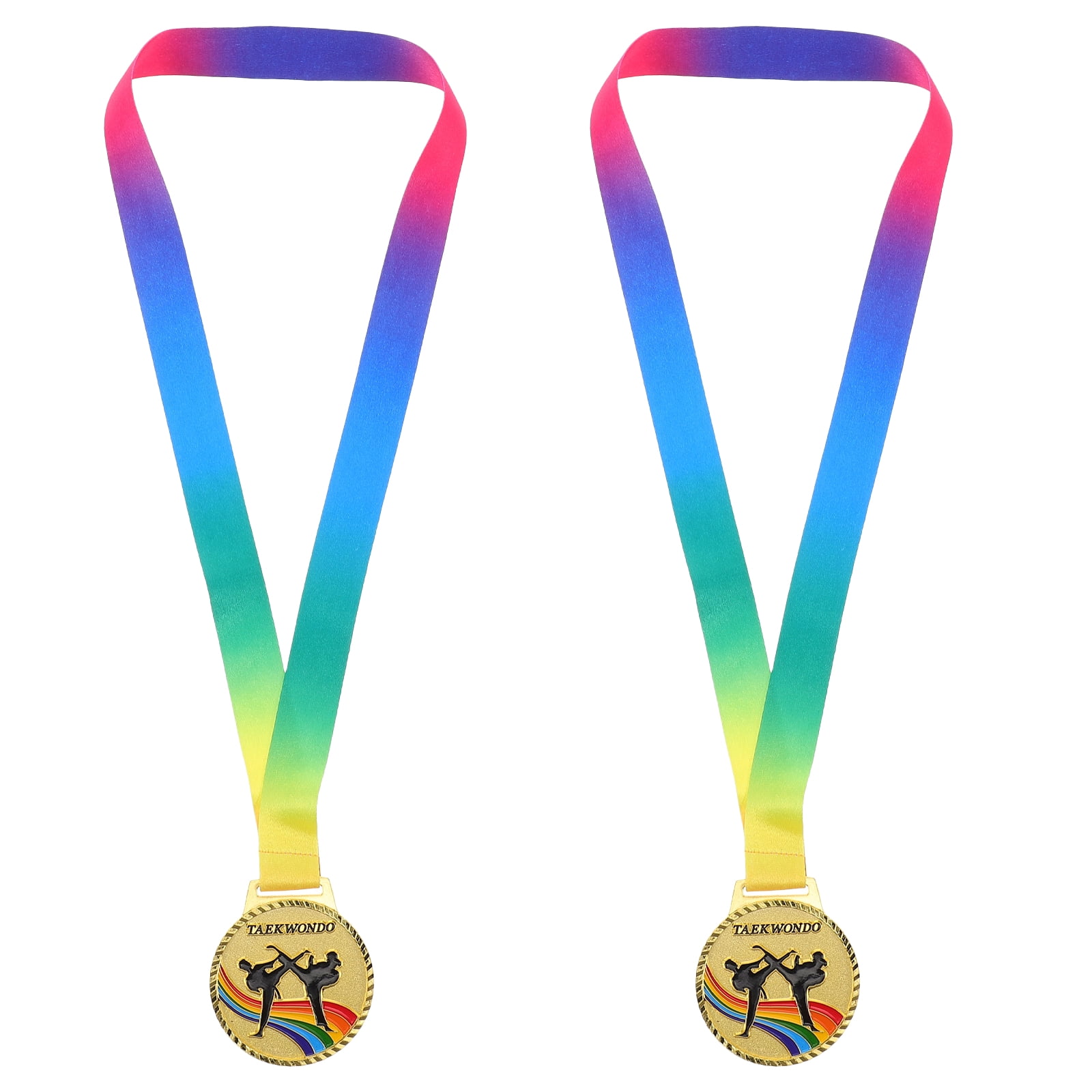 LOLIPPYY 2pcs Taekwondo Competition Winner Medals - Boys And Girls Gold ...