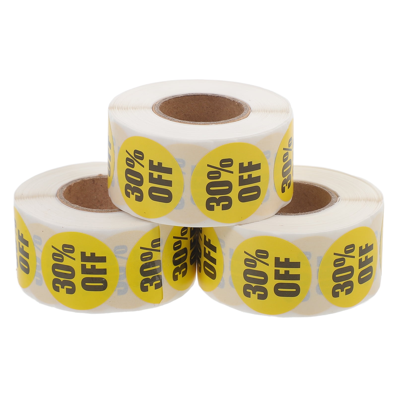 LOLIPPYY 3 Rolls Stickers for Retail Stores Supermarket Stickers ...
