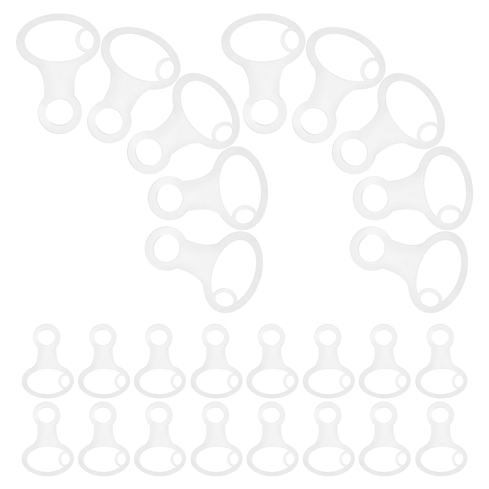 LOLIPPYY 30Pcs Compact Clear Thread Organizer Bobbins Holder for ...