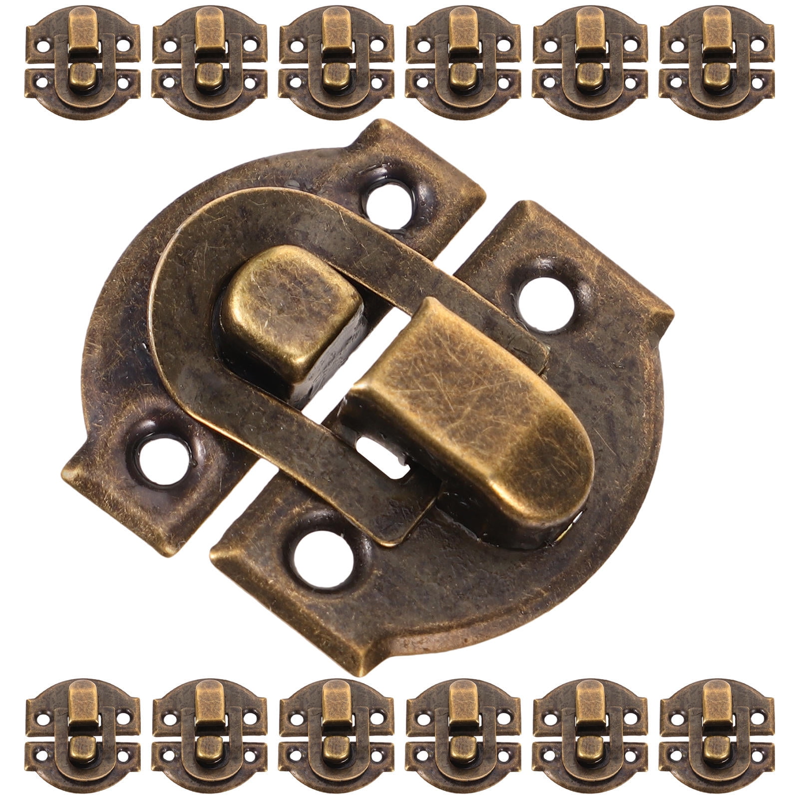 LOLIPPYY 30Pcs Dark Brown Bronze Hasp Latch Small Toggle Latch for ...