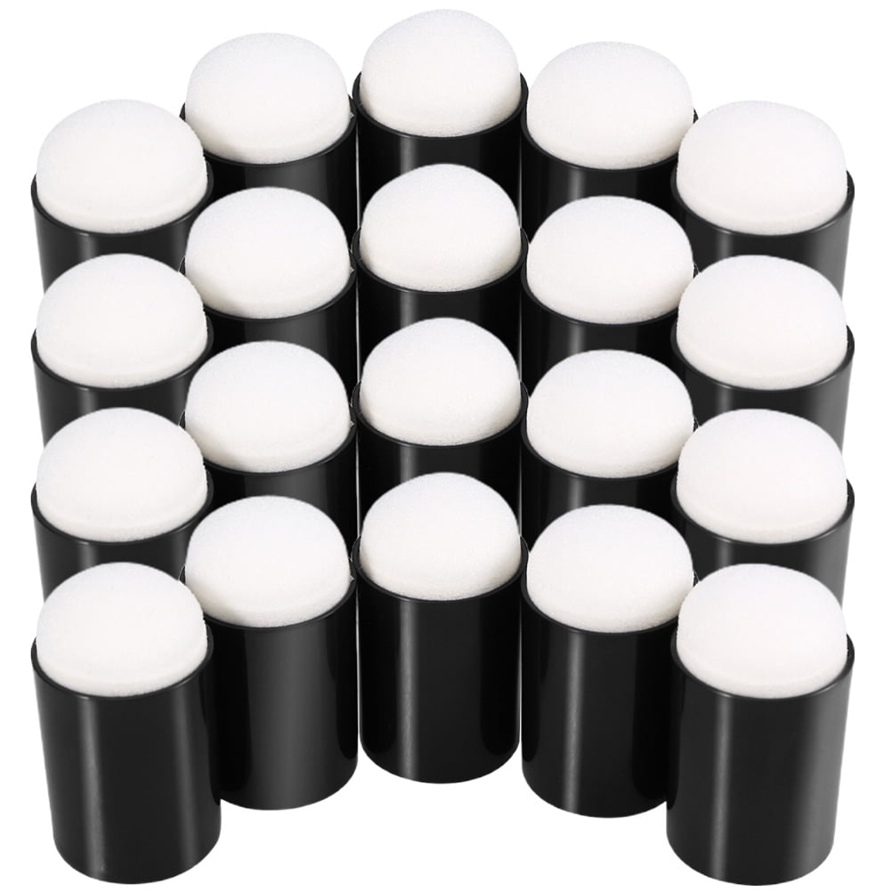 LOLIPPYY 30Pcs Painting Finger Cover Sponge Black for Drawing and ...