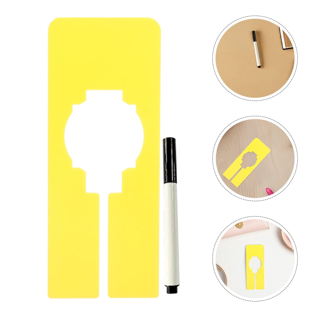 LOLIPPYY 30Pcs Reusable Yellow Closet Hanger Dividers with Writable ...