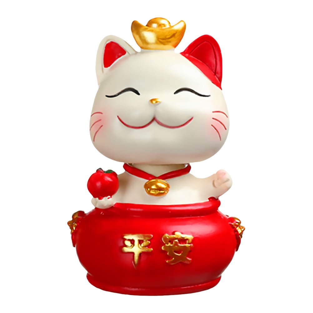 LOLIPPYY 33Pcs Cat Statue Resin Waving Arm Figure For Home And Office ...