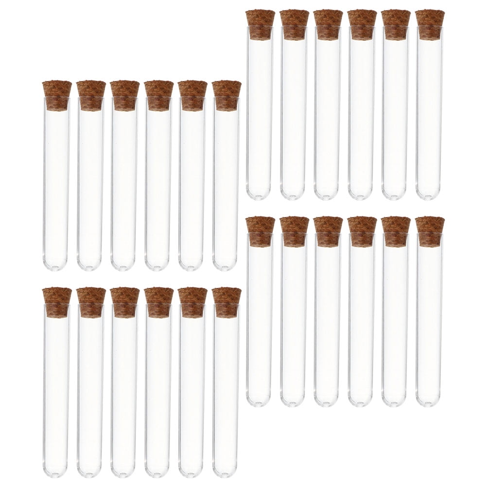 LOLIPPYY 36 Pcs Small Plastic Tubes with Caps for Laboratory and ...