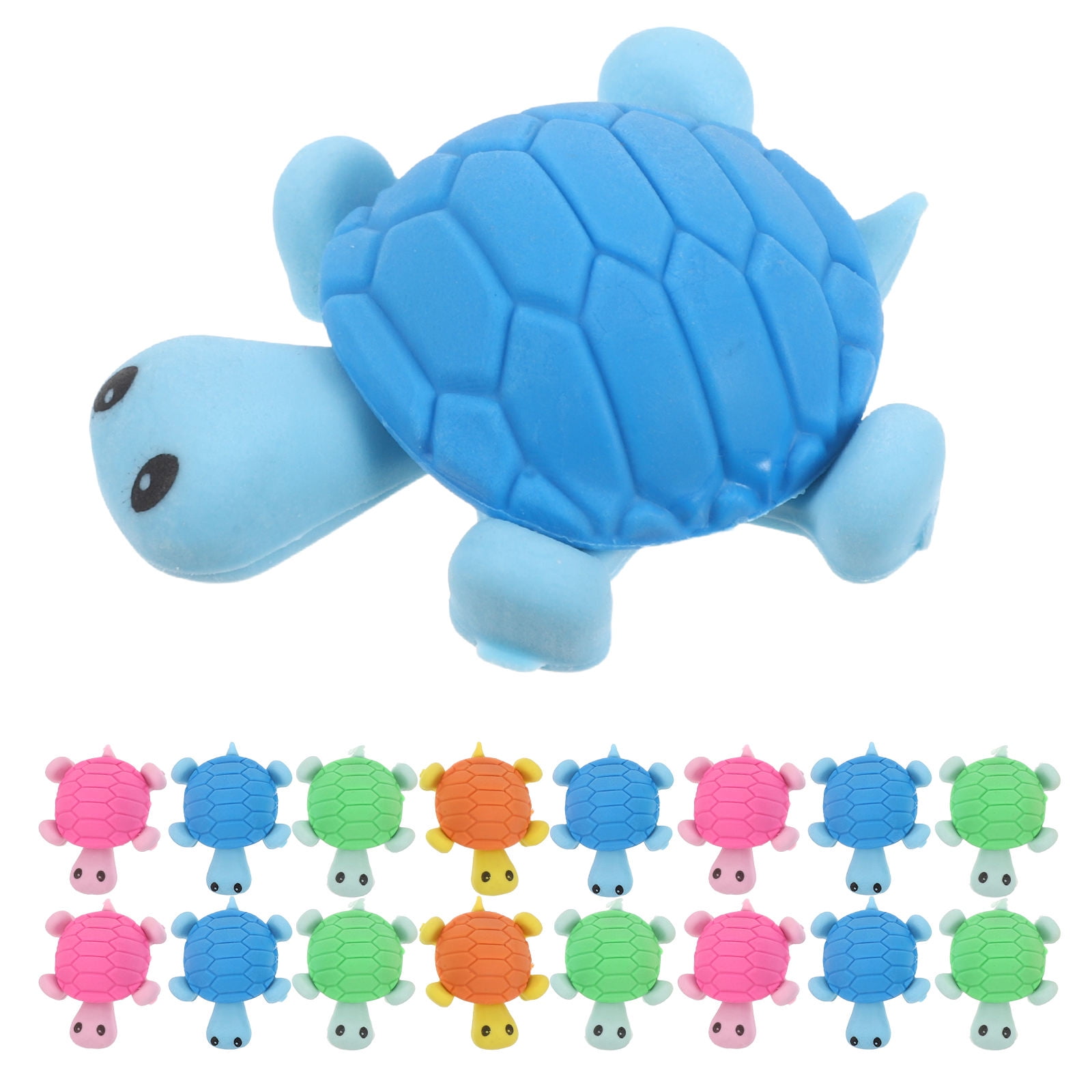 LOLIPPYY 36Pcs Animal Erasers Bulk Multi Color Turtle Shaped Erasers ...