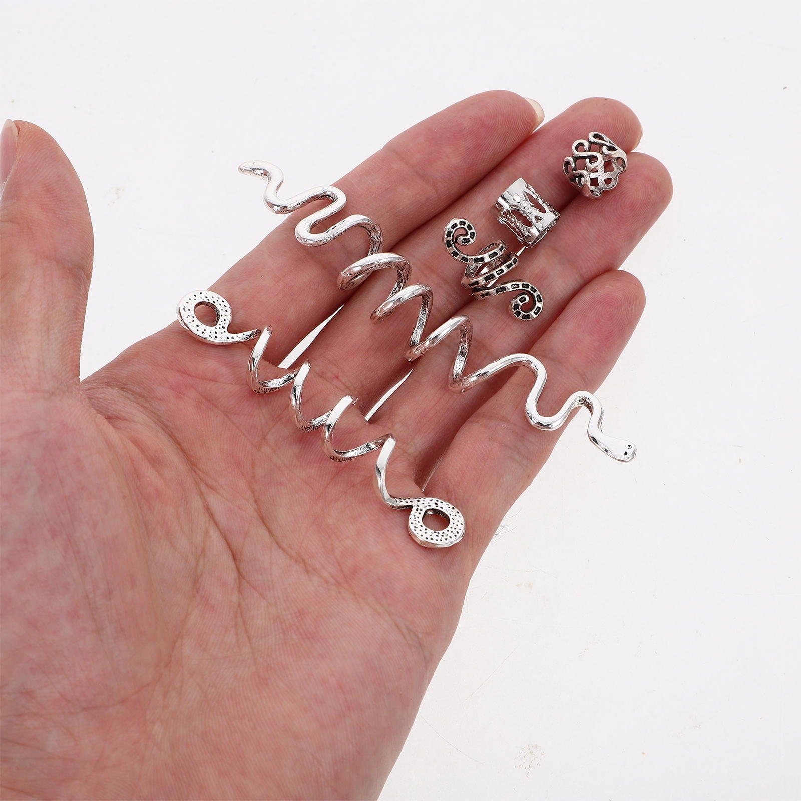 LOLIPPYY Plated Spiral Hair Cuffs Braiding Jewelry for Party, Festival ...
