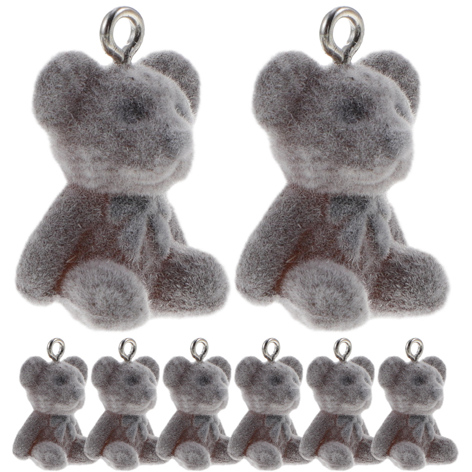 LOLIPPYY Cute Charm Earring Bear Resin 10Pcs 0.9X0.6X0.5in - Walmart.com